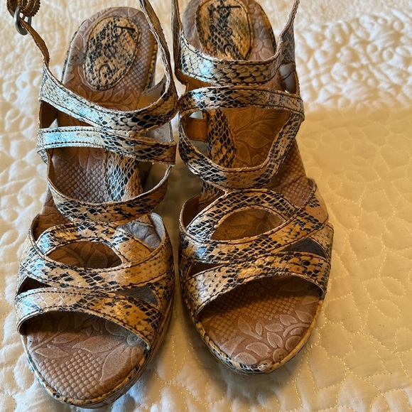boc | Shoes | Boc Snakeskin Wedge | Poshmark